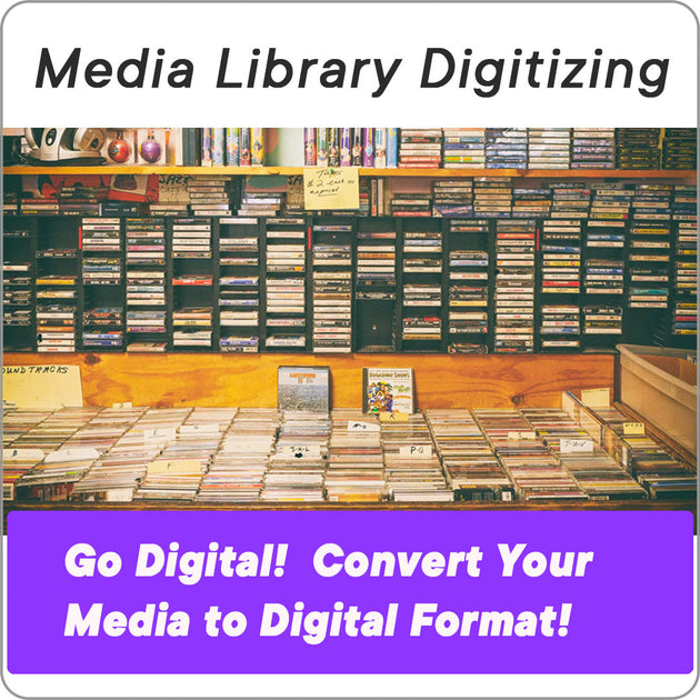 Media Library Digitizing | DCL Media & Print
